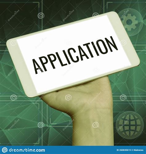 Text Sign Showing Application Business Showcase An Order For Something Formal And Usually