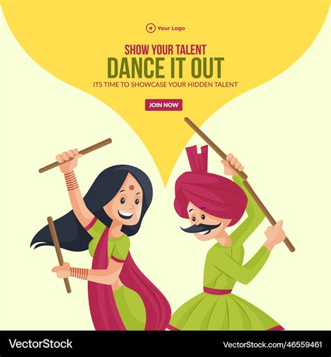Banner Design Of Show Your Talent Royalty Free Vector Image