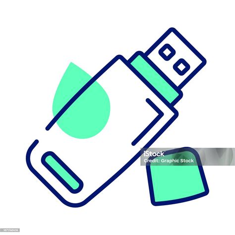 범용 직렬 버스 Usb의 최신 평면 아이콘 외부 저장 장치 0명에 대한 스톡 벡터 아트 및 기타 이미지 0명 Usb 메모리