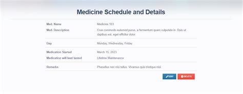 Medicine Tracker System In Php Oop And Mysql Db Source Code Free Download Sourcecodester