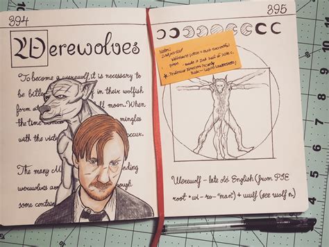 Harry Potter Werewolf Drawing