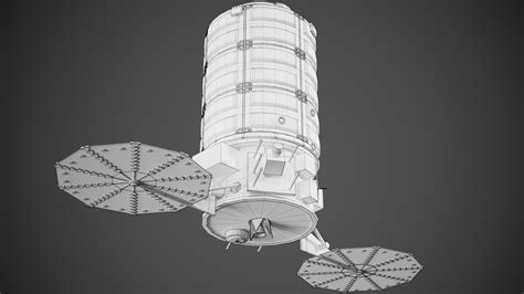 Cygnus Spacecraft Iss Module 3d Model Turbosquid 1972865