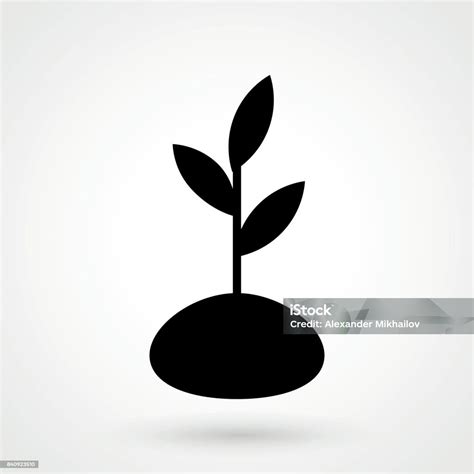 植物圖示標誌設計向量圖形及更多剪裁圖圖片 剪裁圖 園藝 圖標集 Istock