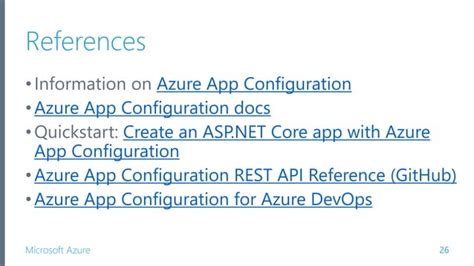 Centralized Configuration With Azure App Configuration Ppt