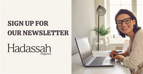 Newsletter Hadassah Magazine