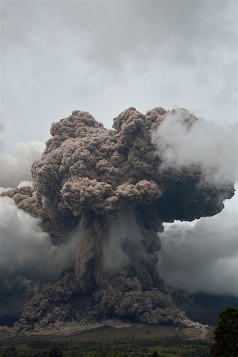 Mount Sinabung Volcano Erupts In Indonesia Displaces 20000 National
