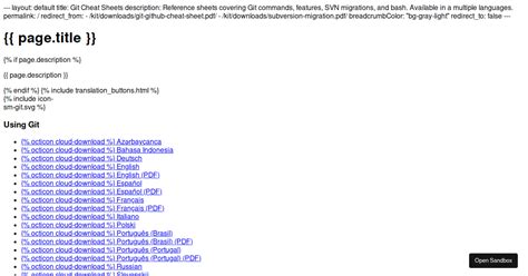 Github Training Kit Codesandbox