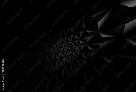 Abstract Black Digital Structure 3d Background Pattern Stock Illustration Adobe Stock