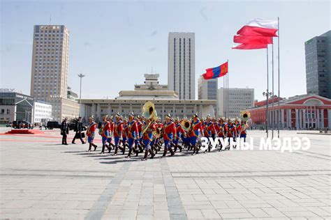 Фото Ерөнхийлөгч У Хүрэлсүх Польшийн ерөнхийлөгчийг угтан авлаа