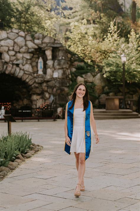 Couples Graduation Photos At Notre Dame Iconic Campus Locations