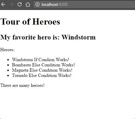 Ngif Condition In Angular