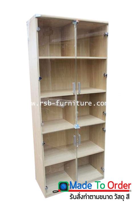 ตู้เอกสารโล่ง 4 ชั้น ขนาด 80 X 40 สูง 160 Cm เมลามีนทั้งใบ รหัส 2081