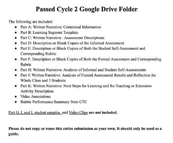 CalTPA Passed Cycle 2 By Abigail Montoya Sanchez TPT