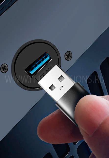 USB адаптер, разъем D-типа для монтажа на панели, сквозное гнездо USB3 ...