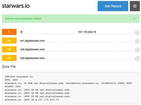 Using The Digital Ocean Api To Manage Your Dns Envato Tuts
