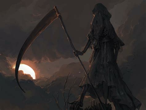 Dark Reapers Rise Hd Grim Shadow Wallpaper By Hassan Tabrizi