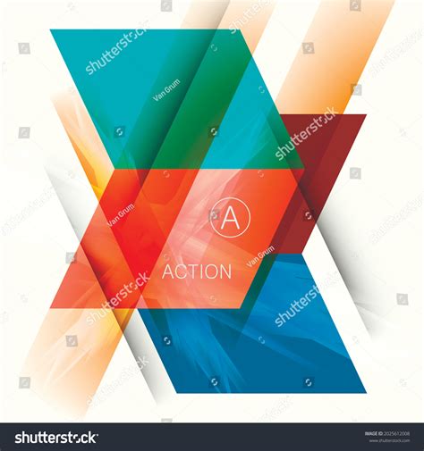 Abstract Business Background Technology Lines Template Stock Vector