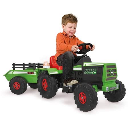 Lastprice ממונע טרקטור כולל עגלה לילדים 6v Ij 636 בלאסטפרייס