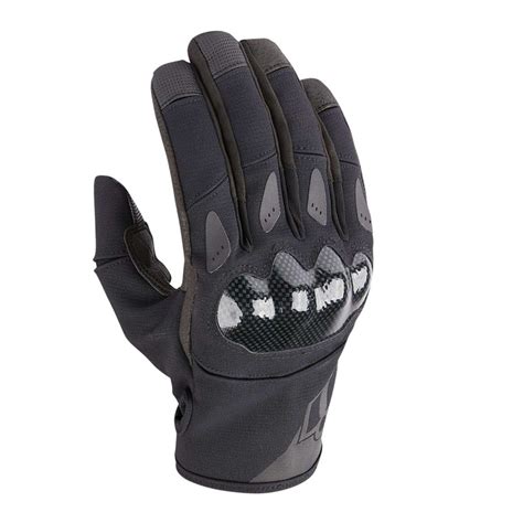 Gants Textile Icon Stormhawk Noir Équipement Route Sur La Bécanerie