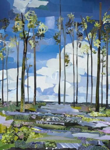 Janey Jones Collage Art Projects Paper Collage Art Collage Landscape