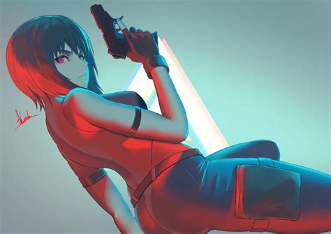 Kusanagi Motoko Ghost In The Shell And 1 More Drawn By Asuradayui
