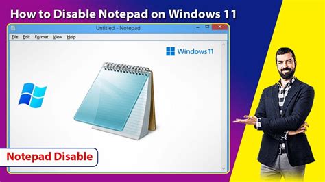 how to disable notepad on windows 11 pc or laptop turn off notepad