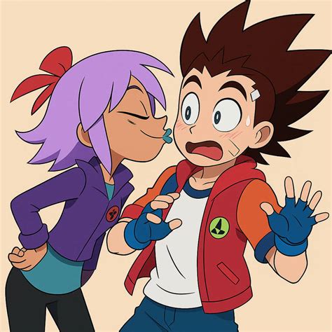 Kendra Trying To Kiss Aiger By Novacharger7 On Deviantart