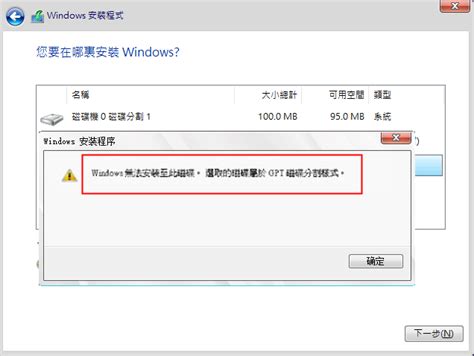 2個簡單解決方法！gpt磁碟提示windows無法安裝至此磁碟 銳力電子實驗室