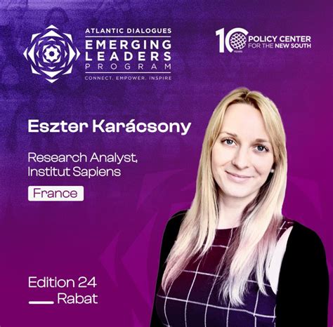 Policy Center For The New South On Linkedin 🌟 Meet Eszter KarÁcsony Eszter Is A Research
