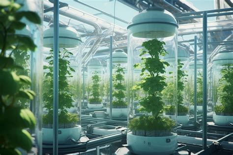 Premium Ai Image Tech Plant Growing