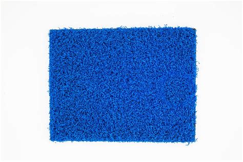 Coloured Artificial Grass Blue Polished Artificial Grass Polished