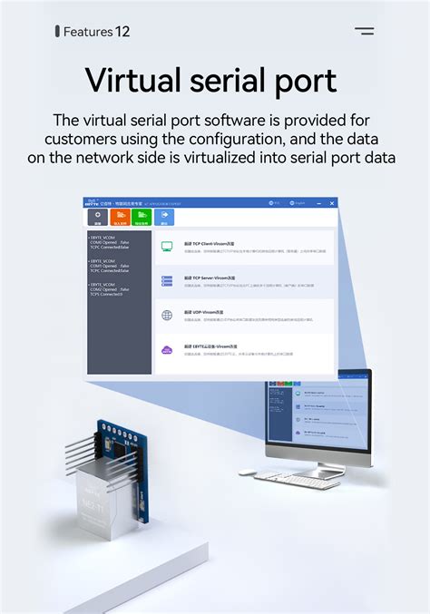 Ebyte Ne2 T1 Ttl Serial Port To Ethernet Module Communication Modbus