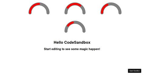 React Svg Path Percentage Examples Codesandbox