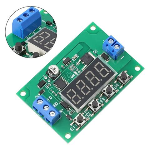 Dc 12v24v Mos Multi Function Delay Relay Trigger Cycle Delay Switch