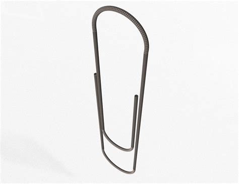 3d Printed Paperclip By Xaqani Ahmadov Pinshape