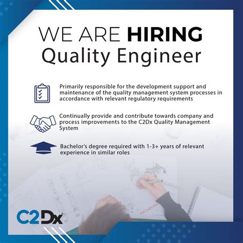 Hiring C2dx Inc
