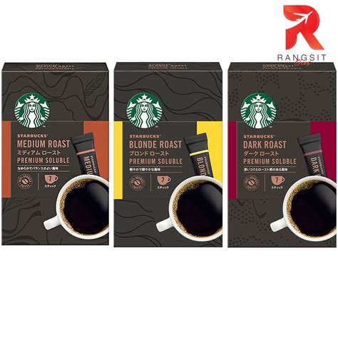กาแฟดำสตาร์บัคส์ Starbucks Premium Soluble แบบซองชงละลายน้ำพร้อมดื่ม อา