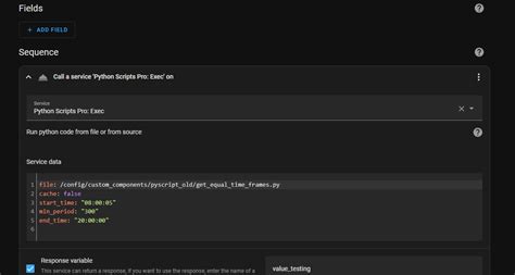 Has Anyone Succeeded In Working With Responsevariables Configuration Home Assistant Community