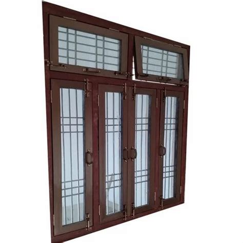 Brown Powder Coating Aluminium Ventilation Window For Home At ₹ 270 Square Feet In Jaunpur