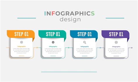 Premium Vector Business Infographic Design Template With 4 Options Or