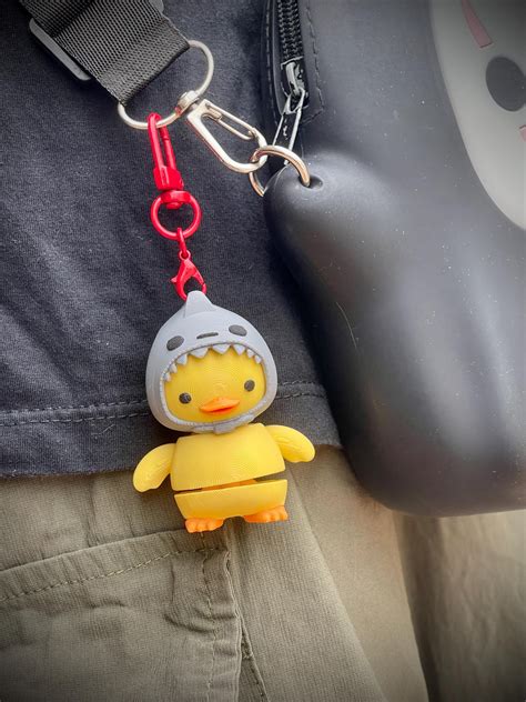 Sharky Duck Stl File For 3d Printing Duck Flexi Etsy