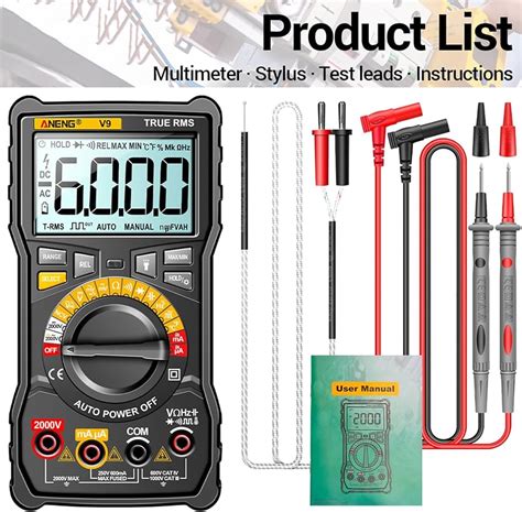 Auto Ranging Digital Multimeter Voltage Current Ohm Multi 42 OFF