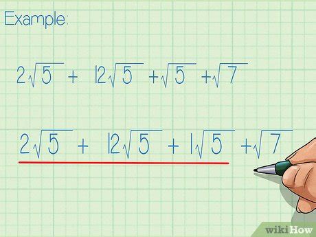 How To Add Square Roots Steps With Pictures Wikihow