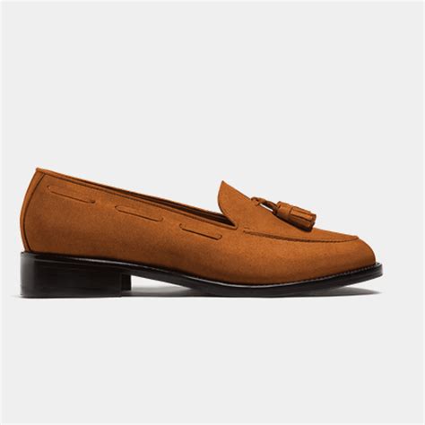 Womens Suede Tassel Loafers Sumissura