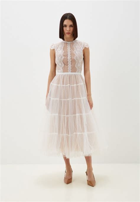 Платье Rich Naked Ivi midi dress цвет белый MP002XW0XH30 купить