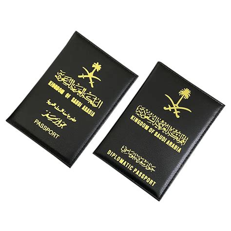 외교적 사우디 아라비아 여권 커버 여행 남성 여성 Pu 가죽 여권 커버 패션 케이스 여권 보호 Aliexpress