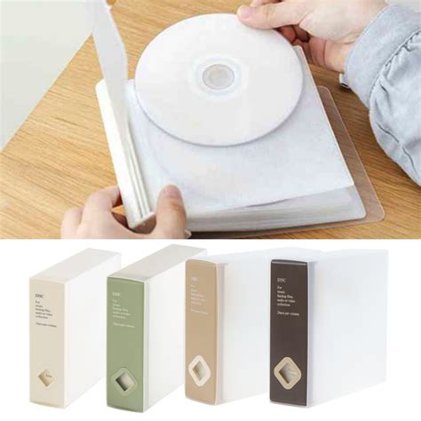 全新彩色塑料光盤 Cd 盒 Dvd 架錢包收納袋收納袋蓋袋盒 Cd Dvd 專輯盒盒 蝦皮購物