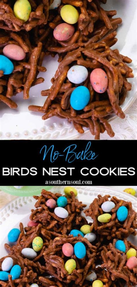 No Bake Birds Nest Cookies A Southern Soul