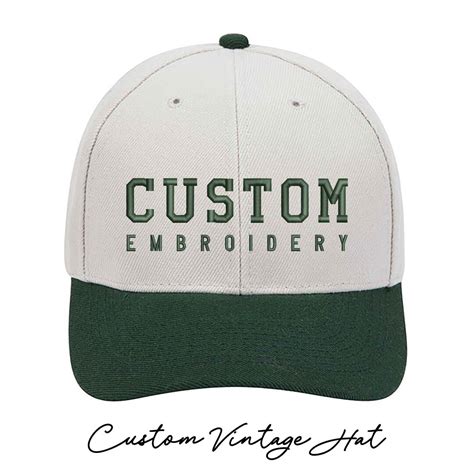 Custom Embroidered Vintage Hat Custom Embroidered Hat Custom Etsy