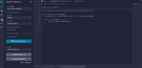 How To Create And Deploy An ERC Token In Minutes
